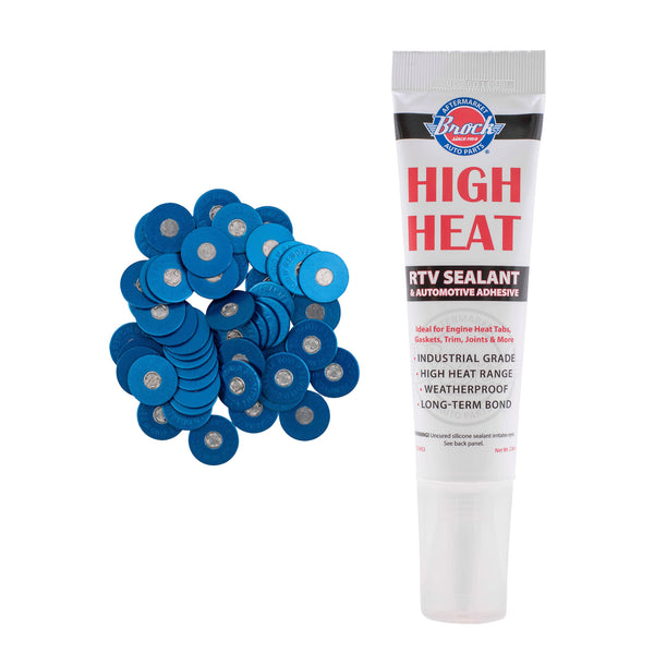 Brock Marine Engine Heat Tabs With High Heat Adhesive - Guaranteed Acc ...