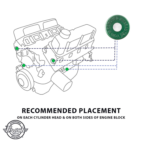 Brock Diesel Engine Heat Tabs - Guaranteed Accurate - Center Melts At ...